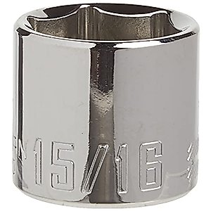 CRAFTSMAN Shallow Socket, SAE, 3/8-Inch Drive, 15/16-Inch, 6-Point (CMMT43020)