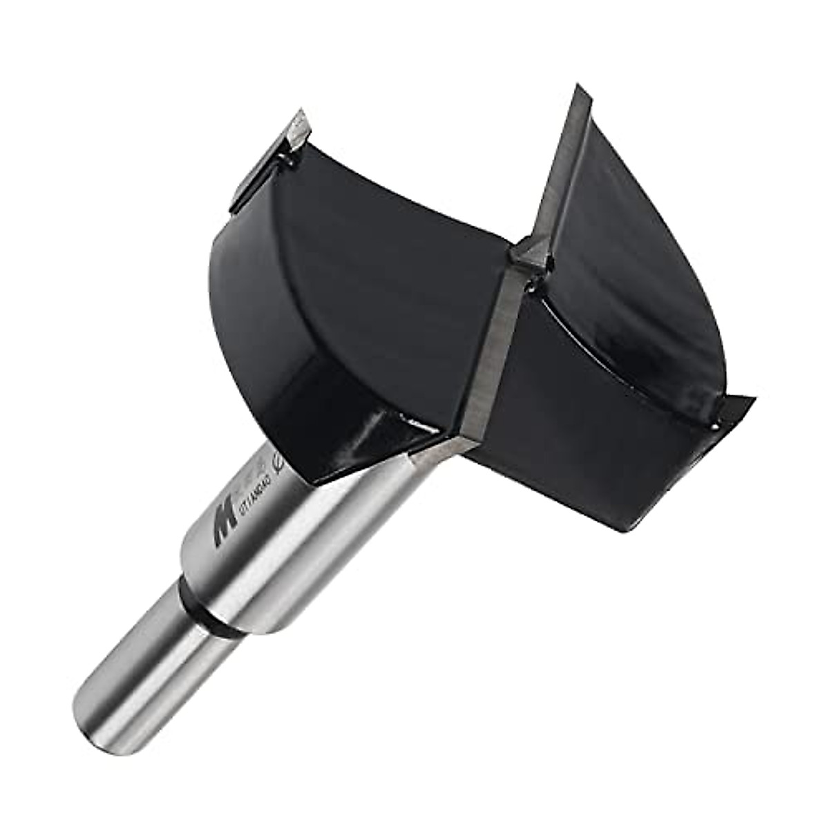 Auniwaig Forstner Drill Bits, 54mm Dia Wood Hole Saw, Auger Opener Cemented Carbide, 90mm Length Woodworking Hinge Hole Drilling Boring Bit Cutter, Straight Shank, Black, 1 Pcs