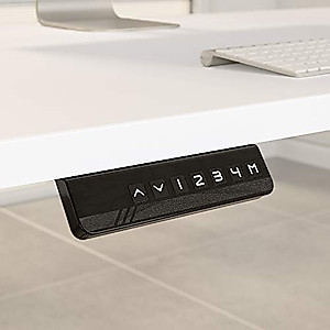 Bush Business Furniture Move 60 Series Height Adjustable Standing Desk, 72W x 30D, White with Cool Gray Metallic Base