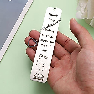 Thank You Appreciation Gift for Boss Women Men Bookmark with Small Chain for Leader Coworker Colleague Employee Christmas Day Birthday Valentines Boss Day Gift for Friend Book Lover Teacher