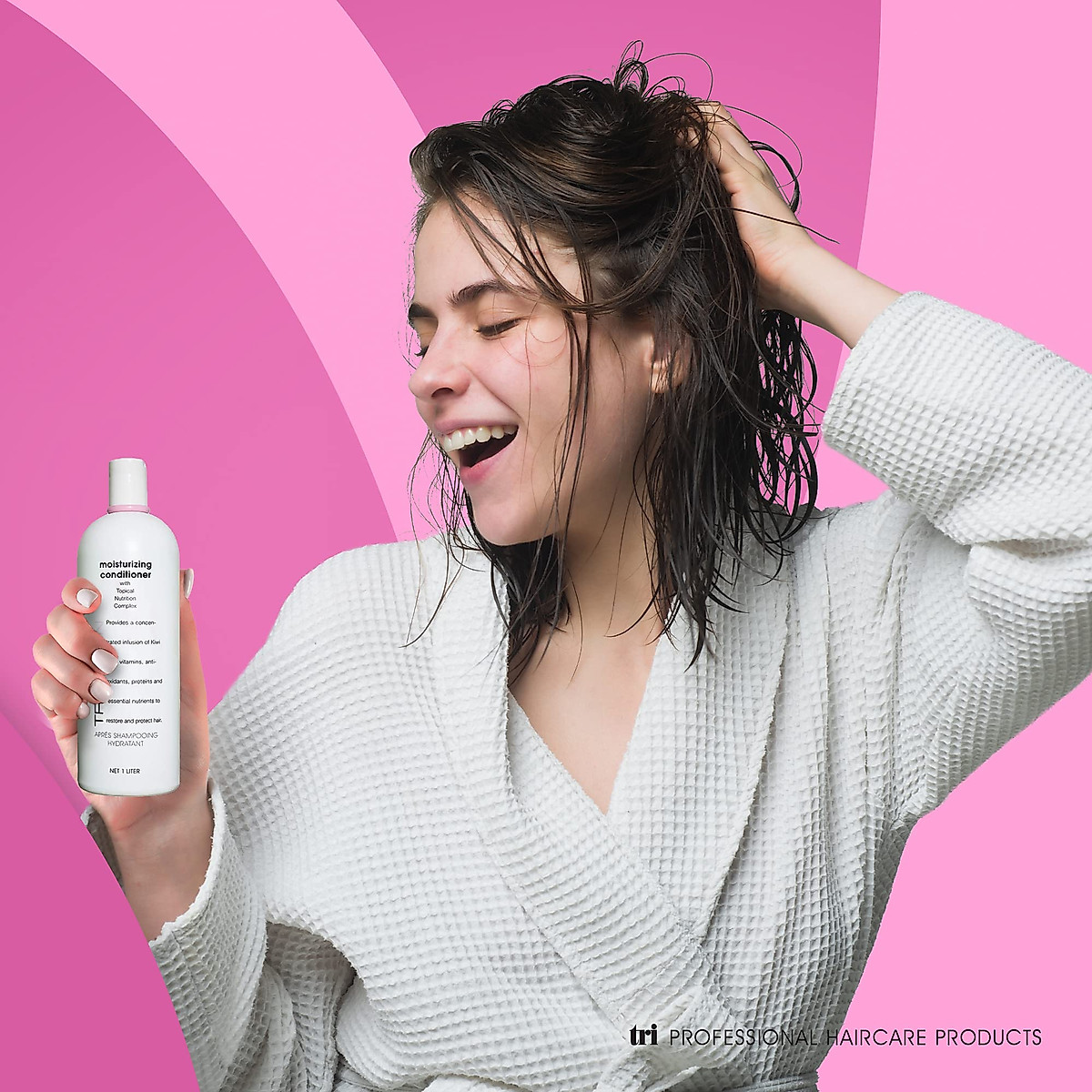 TRI Design Extra Moisturizing Hair Conditioner - Deep Conditioning Treatment for Dry, Damaged, and Colored Hair, Restores Hydration & Adds Volume for Curly & Frizzy Hair - 10.5 Fl Oz