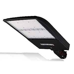 RuggedGrade 42,000 Lumen - 300 watt NextGen III LED Shoebox Lights - Dimmable - NO Photocell - Slip FIT Mount -10KV Surge