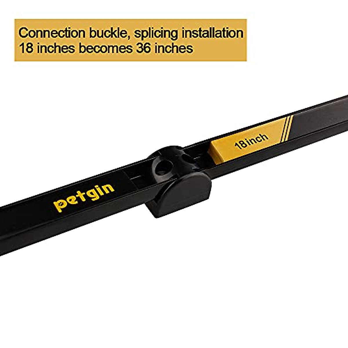 Petgin Set of 4 Magnetic Tool Holder Rack - 18 Inch Heavy Duty Garage Wall Holder Strip for Tools - Tool Bar with Magnet for Screwdriver, Wrench