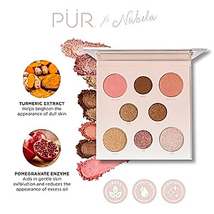 PÜR MINERALS xo Nabela Embrace Your Face Eye & Cheek Palette, 1 Pack