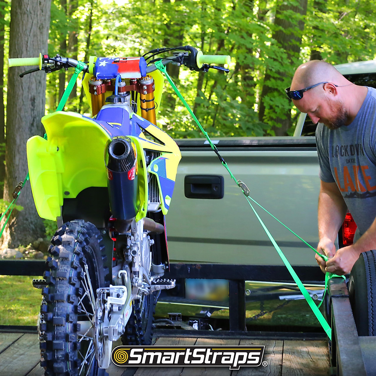 SmartStraps 10-Foot Cambuckle (4pk) 900 lbs Break Strength, 300 lbs Safe Work Load– Tie Down Fragile and Lighter Loads for Transport – Offers More Security Than Rope