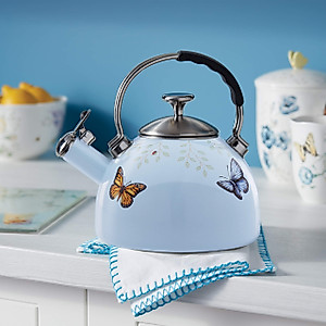 Lenox Butterfly Meadow Tea Kettle, Rust Resistant