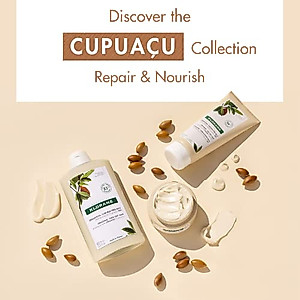 Klorane Shampoo with Organic Cupuaçu Butter, Nourishing & Repairing for Very Dry Damaged Hair, SLS/SLES-Free, Biodegradable, 13.5 fl. oz.