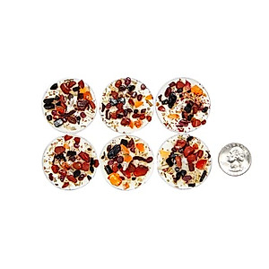 Dragons Blood Candle by New Moon Beginnings - Protection & Grounding - Herb, Flower, & Crystal Candles - Aromatherapy Soy Candle - Set of 6 Tealights