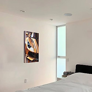 Car Poster Ferrari F40 Supercar Posters Racing Car Canvas Wall Art For Boy's Bedroom SuperCar Wall Decor Frame-style 16x24inch(40x60cm)