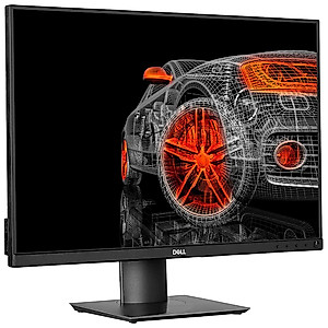 Dell P2421 24 Inch 1200p 16:10 WUXGA QHD, IPS Thin Bezel Monitor, HDMI, DisplayPort, VESA Certified, Black (Renewed)