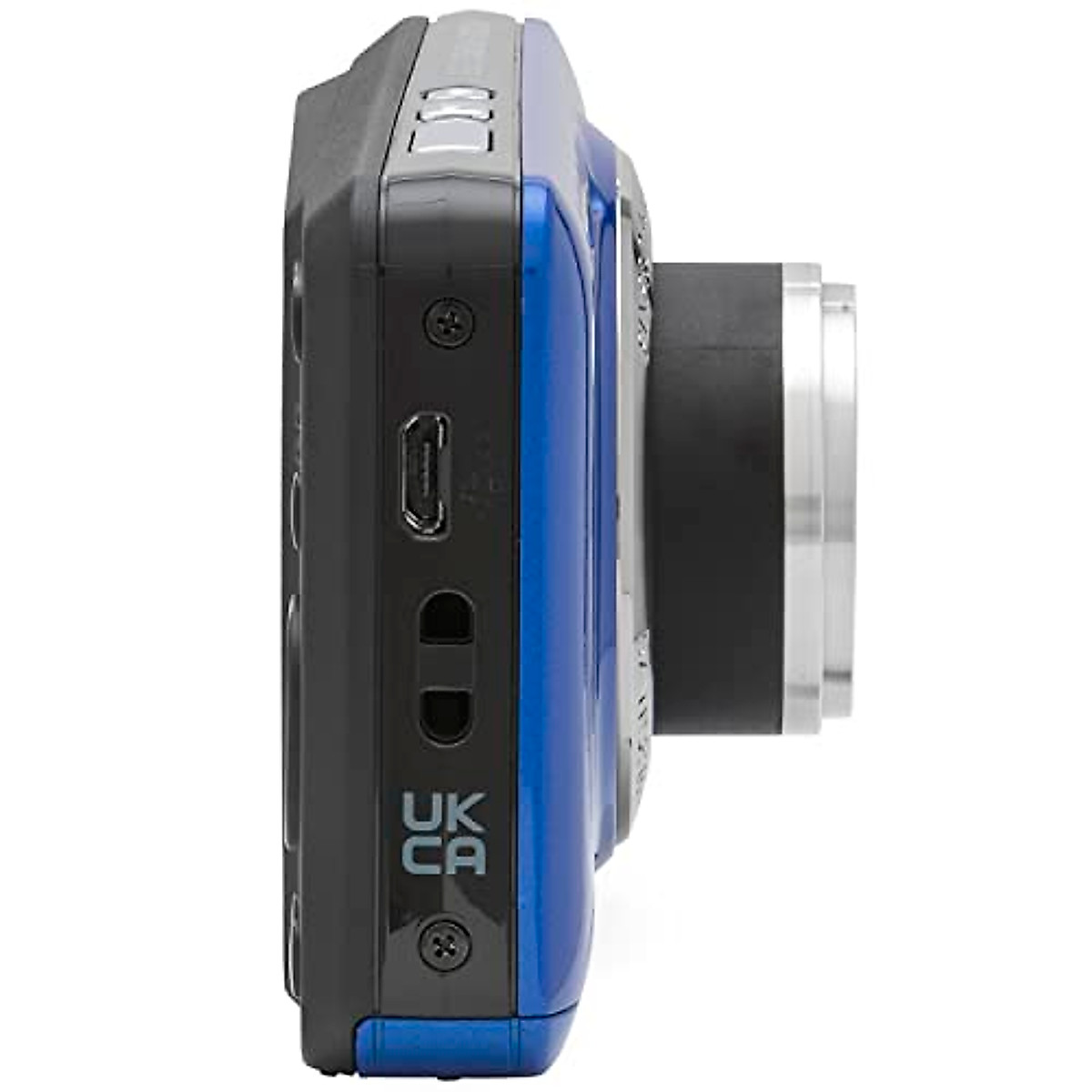 Kodak PIXPRO FZ55 Digital Camera, Blue Bundle with Lexar 32GB High-Performance 800x UHS-I SDHC Memory Card + Deco Photo Point and Shoot Field Bag Camera Case