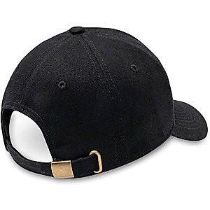 68LDROOTER American Flag Trucker Hat, USA Flag Leather Patch Patriotic Baseball Cap Hat for Men & Women Adjustable Fit for Casual Wear Black