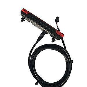 EGGPOD Bike Fender Tail Light Electric Bicycle Bicycle 36V/48V Rear Light SM/Waterproof Interface Connections Bike Tail Light Mud Guards (Color : Waterproof Connector)