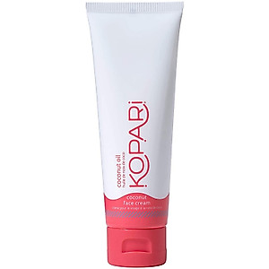 Kopari Coconut Face Cream - Lightweight Face Lotion and Daily Face Moisturizer Rich in High Concentrations of Vitamins, Minerals and Antioxidants With 100% Organic Coconut Oil, Non GMO 2.5 Oz