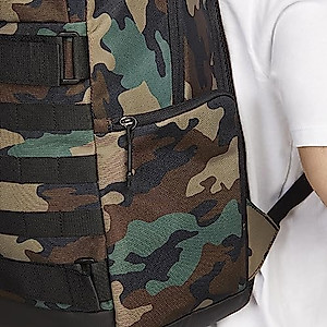 Hurley Mens Skateboard Backpack, Camo, One Size