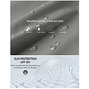 Women's Long Golf Hiking Shorts with Pockets 10" Quick Dry Lightweight Cargo Bermuda Shorts for Women Knee Length(Glacier Gray,XL)