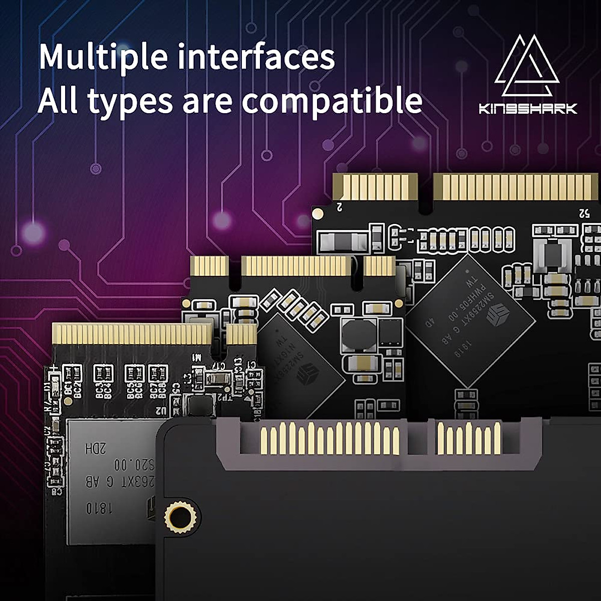 Kingshark M.2 2242 SSD 64GB Ngff Internal Solid State Drive High-Performance Hard Drive for Desktop Laptop SATA III 6Gb/s Includes SSD (64GB, M.2 224