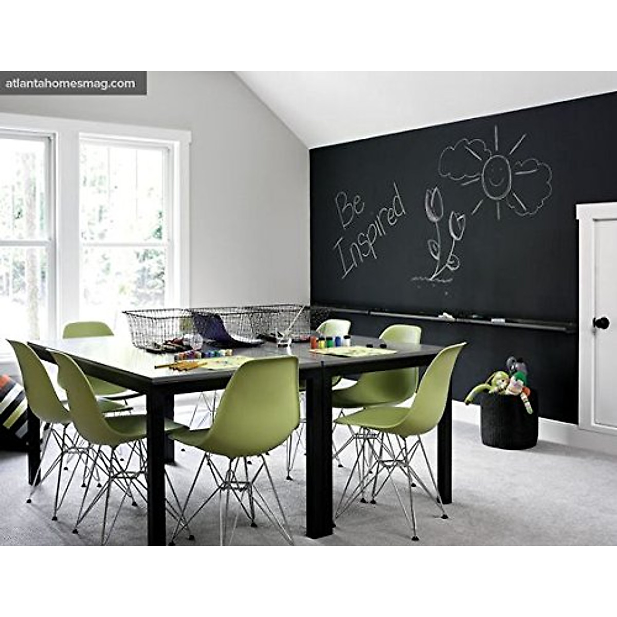 2xHome RayWire(Green) Dining Chair