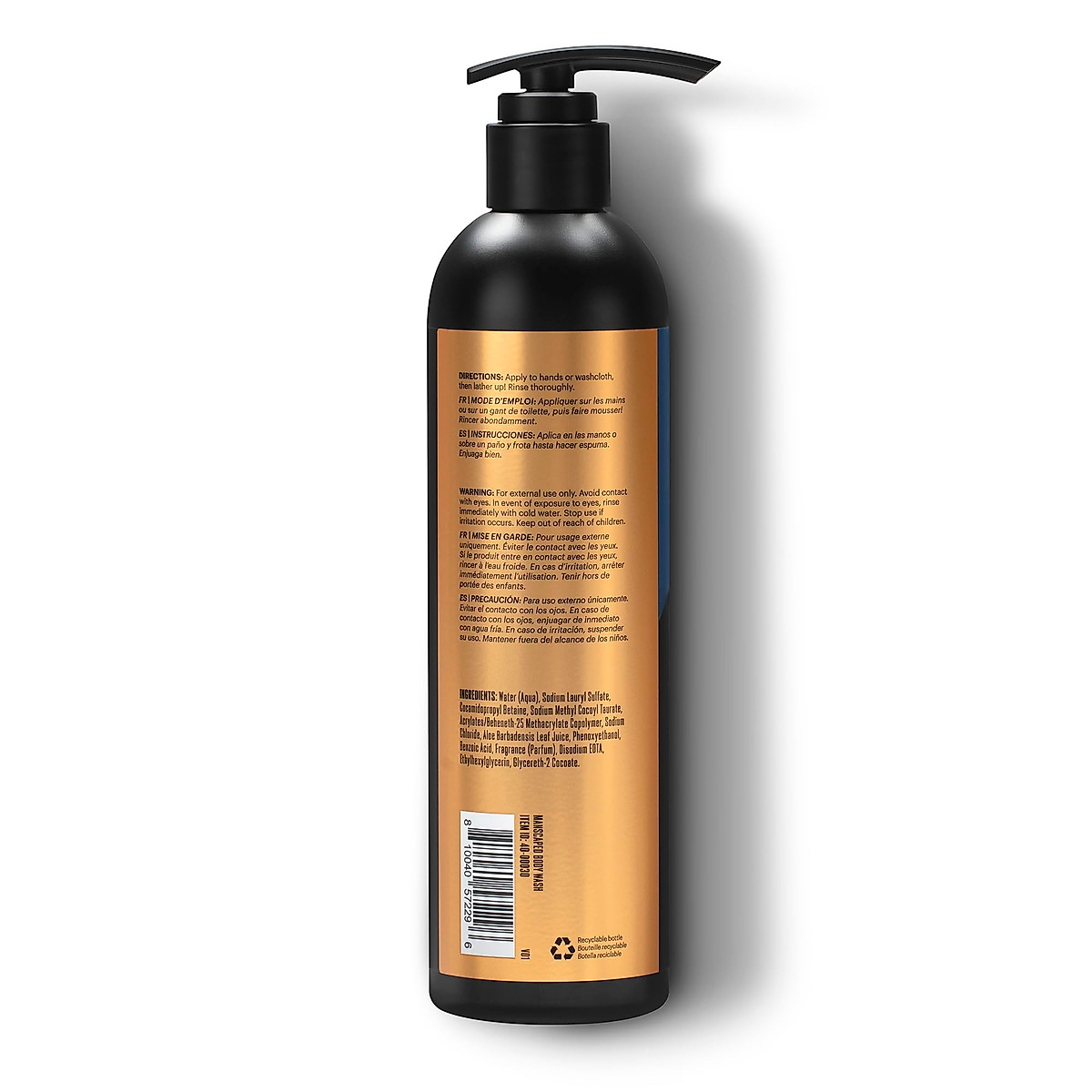 MANSCAPED® Men’s UltraPremium Persevere™ Body Wash, Luxurious Clean Formula Infused with Aloe Vera and Sea Salt, Refreshing and Nourishing Daily Shower Gel for Hydrating Skin, (16 oz)