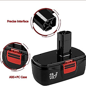 orstaimer 2Packs 3.5Ah 19.2V Ni-CD Replacement Battery for Craftsman C3 DieHard 130279005 130279003 130279017 315.113753 315.115410 315.11485 1323903 1323517 11375 11376 Cordless Drills