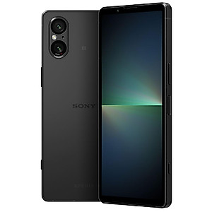 Sony Xperia 5 V 5G Dual XQ-DE72 256GB 8GB RAM Unlocked (GSM Only | No CDMA - not Compatible with Verizon/Sprint) Global, Mobile Cell Phone - Black