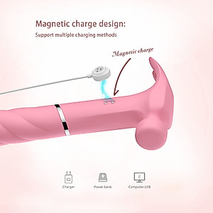Massage Gun,Hammer G Spot Clit Vibrator Adult Sex Toys for Woman,Pulsating Anal Dildo Vibrators Waterproof Nipple Vagina Prostate Massagers Rechargable Clit Stimulation for Couples
