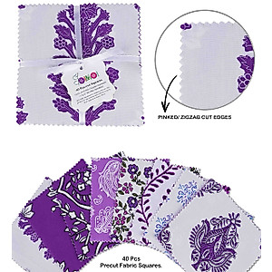 Precut 10-inch Prints Cotton Fabric Bundle Quilting Squares Charm Pack DIY Patchwork Sewing Craft-