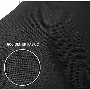 LAPUTA Waterproof Teardrop Trailer Awning Portable Car SUV Awning Tent Sun Shelter Canopy for Camping (Black, Sandbag)