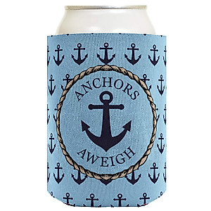 Beer Coolie Nautical Gift Bundle Captain Sailing Boat 6 Pack Can Coolie Drink Coolers Coolies Multi