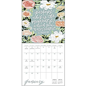 Scriptures and Florals 2023 Wall Calendar