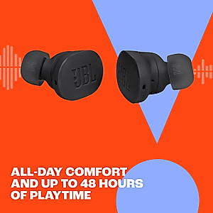 JBL Tune Buds - True wireless Noise Cancelling earbuds, JBL Pure Bass Sound, Bluetooth 5.3, 4-Mic technology for Crisp, Clear Calls, Up to 48 hours of battery life, Water and dust resistant (Blue)