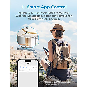 meross Smart Ceiling Fan Control & Dimmer Light Switch, Works w/Apple HomeKit, Alexa, Google & SmartThings, 4-Speed Fan Control, 2.4G Wi-Fi Fan and Light Switch Combo, Neutral Wire Needed, Single Pole