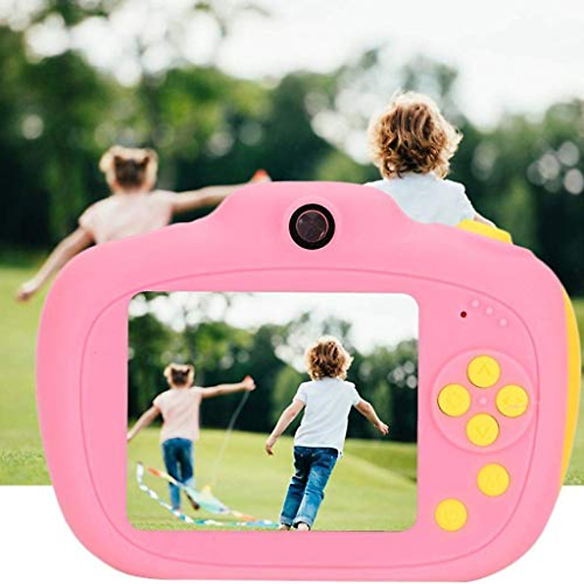 LKYBOA Pink Camera，Mini Kids Camera, 1080P HD Mini Video Camera for Children Memory Card, Best Gift