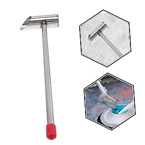 TIDTALEO marshmallow scoop cotton candy sugar scoop cotton candy floss spare parts little sugar scoop cotton candy utility scooper floss sugar salt scoop Metal Stainless steel Consumables