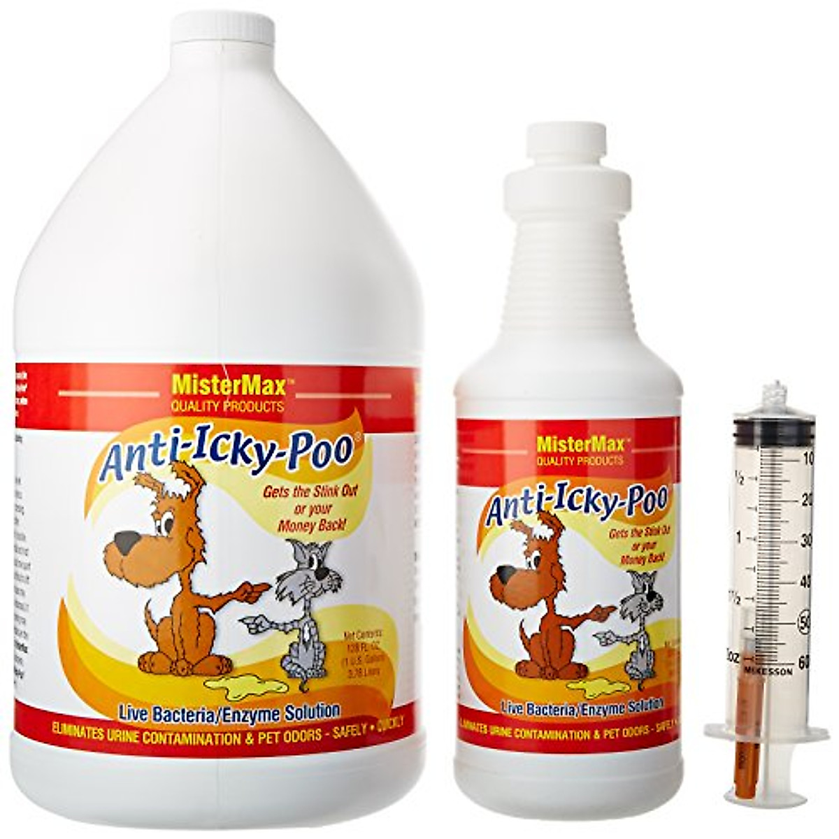 Mister Max Anti Icky Poo! Starter Kit White 10 x 10 x 10 inches
