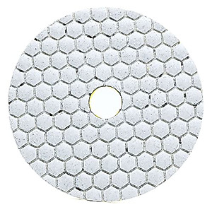4 Inch Dry 3 Step Diamond Polishing Pads Kit 3-Pcs Step1 for Granite Quartz Marble Concrete Terrazzo