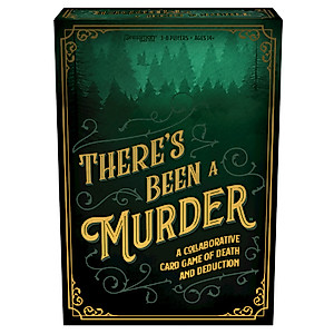 There's Been A Murder - A Collaborative Card Game of Death and Deduction (Packaging May Vary) by Pressman, for Ages 14 and up