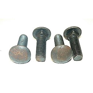 5/8"-11 x 2" Carriage Bolts - Grade-2 - Plain Finish - LOT of 15 Pcs. FT HQ