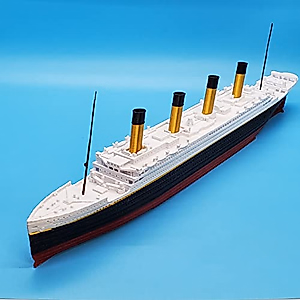 RMS Titanic Model - Highly Detailed Replica Historically Accurate No Assembly Required - 1 Foot in Length