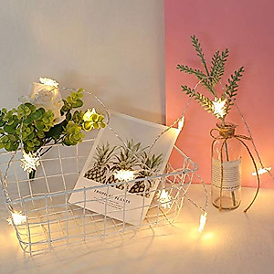 LED String Light, Decorative String Lamp, Curtain String Light 10LED 5‑Pointed Star String Light for Weddings Garden Home Christmas Trees