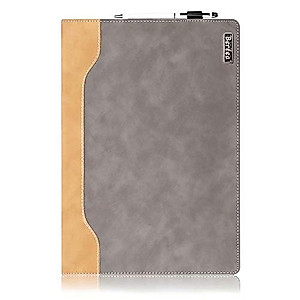 Berfea Stand Case Cover Compatible with Dell Latitude 7430 7420 7410 7400 5430 5420 5421 Laptop 14 Inch Notebook Protective Case Sleeve,with Cooling Bracket (326x215mm,Gray)