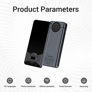 Wooask Language Translator Device Portable Real-time Voice Translation in 138 Different Languages and Accents for Learning, Travel, Business and Daily Tasks