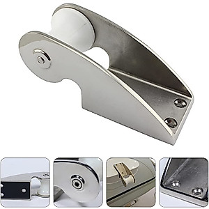 TANFEI Stainless Steel Anchor Chain Guide Wheel, Bow Anchor Roller for Yacht Docking Accessories