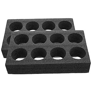 LABRIMP 2pcs Pearl Cotton Cup Holder Drink Carrier Tray Coffee Cup Bottle Carrier Coffee Cup Holders Car Cup Holders Coffee Tray Milk Tea Packing Tray Fixture Epe Pearl Cotton Foam Drinks