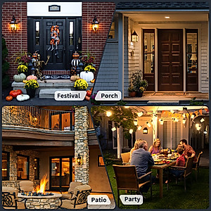【Upgraded Flame】Morsatie LED Flame Light Bulbs, 4 Modes Flickering Light Bulbs with Gravity Sensor, E26 Fire Light Bulb for Halloween, Christmas, Party, Porch, Patio, Indoor Outdoor Decoration-2 Pack