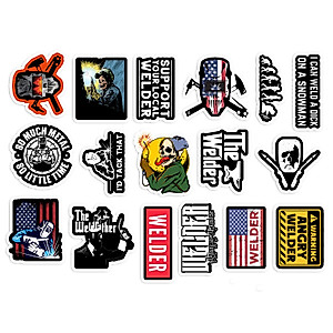Welder Mega 17 Pack Vinyl Hard Hat Hardhat Stickers