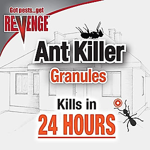REVENGE Ant Killer Granules, 1.5 lb. Ready-to-Use Fast Acting Perimeter Treatment for Home Kills Ants, Fleas & Roaches