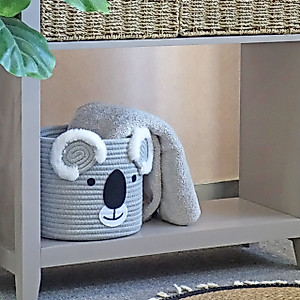 Koala Storage Basket by T&T Homewares - Small Size, Ideal for Baby Diapers, Laundry, Nursery & Kids Room - Versatile Organizer for Woodland Decor, Pet Toys