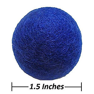 Earthtone Solutions Wool Felt Ball Toys for Cats and Kittens, Fun Adorable Colorful Soft Quiet Felted Fabric Balls, Unique for Cat Lovers, Merino Wool, Hand Made in Nepal