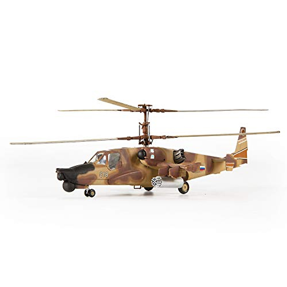 Zvezda 500787216 500787216-1:72 Russian Attack Helicopter Hokum Plastic Construction Kit Model Kit Assembly for Beginners Detailed Olive